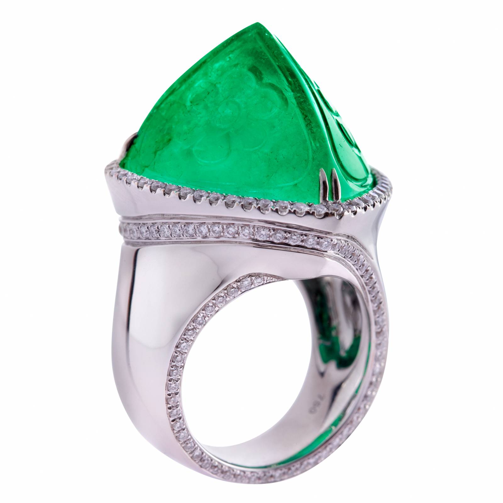 Zia Emerald Ring